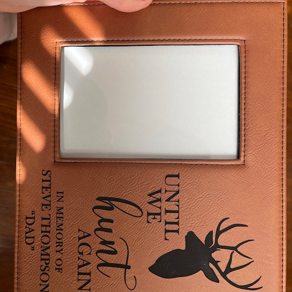Until We Hunt Again Memorial Picture Frame | Personalized Hunting ...