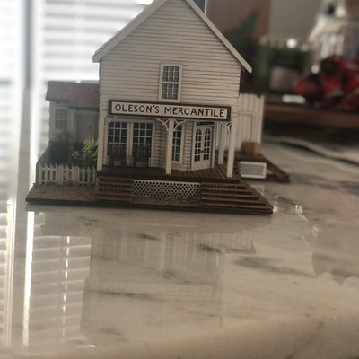 HO Scale Miniature Gunsmoke Dodge City Marshal Office/jail - Etsy