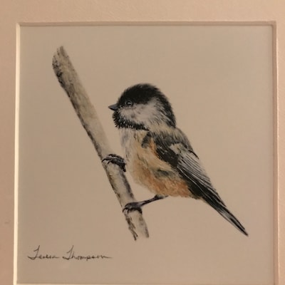Tree Swallow Original Acrylic Painting, Blue Bird Painting, Blue Bird ...