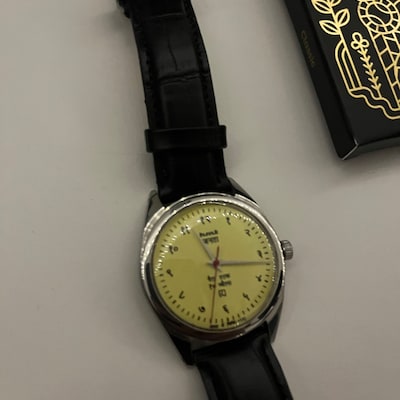 HMT Ashwini Tank Golden Dial Gold Plated Hand Winding 17 Jewels Mens ...