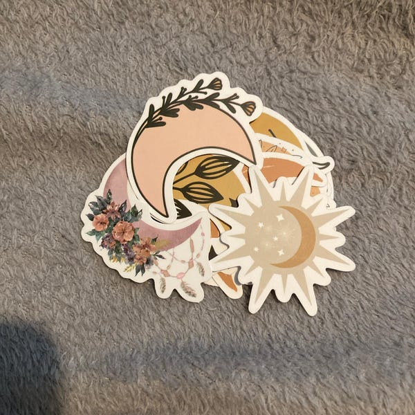 Vintage Glass Mandala Stickers , Well-being Stickers, Vintage Art ...