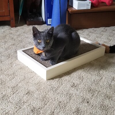 Hand Made Wood Frame for Cardboard Cat Scratcher Large - Etsy