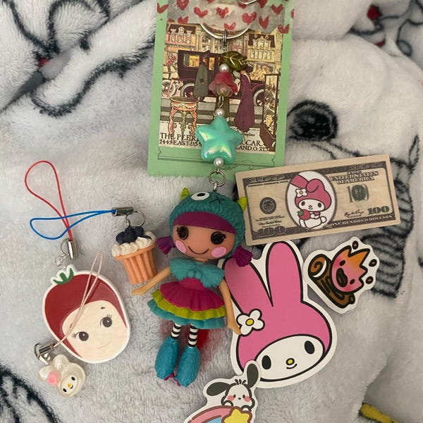 Totoro Cottagecore Ghibli Clutter Charm Keychains - Etsy