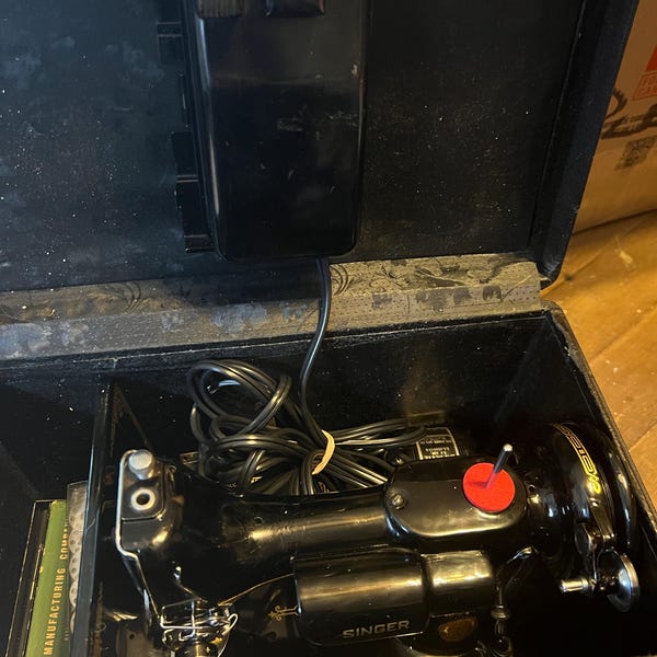 Vintage Singer Buttonhole Maker Sewing Machine Attachment, Manual, 5 ...