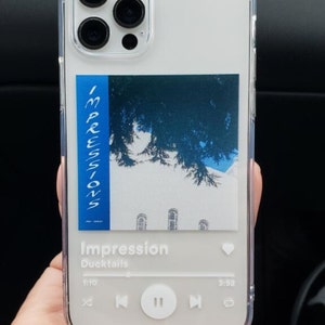 Custom Music Plaque Phone Case Music Player Song Cover Fit for | Etsy