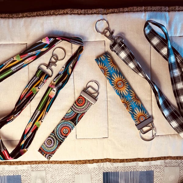 Fun Tiki Bar Lanyard / Summertime Tiki Bar Ocean Lanyard / Hawaiian ...
