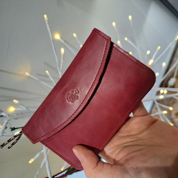 Tiny Leather Coin Purses, Mini Coin Purses, Coin Bags, Tiny Folding ...