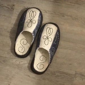 Mongolian Felt Boots, Orange, Beautiful With Leather Sole, Best Yurt ...