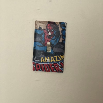 Spiderman Light Switch Cover Marvel Avengers Super Heroes - Etsy