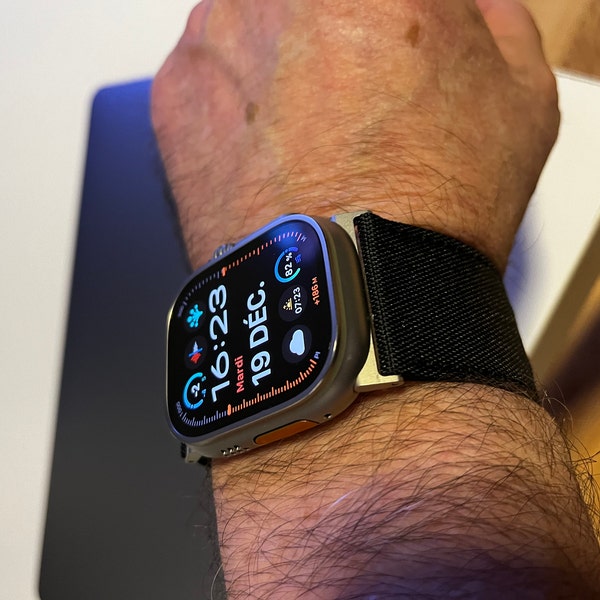 Tefeca Fortitude Series Ultra Wide Hook and Loop Band for Apple Watch ...