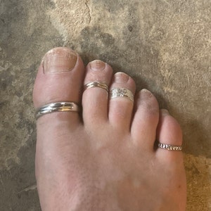 Gold Toe Ring Big Toe Any Size Custom Made to Order Multi Loop - Etsy