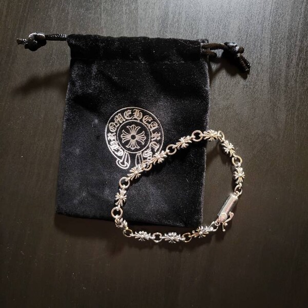 CH Gothic Style Y2K Chrome Silver Punk Dice Chrome Bracelet Grunge. - Etsy