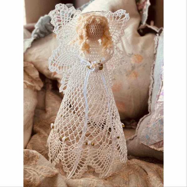 Crochet Doily, Made to Order, Handmade Doily, Doily in Antique Rose ...