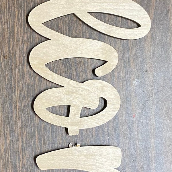 Custom Wooden Words- Unfinished Wood Words- 15" WIDE -- 19.99 !!!! - Etsy