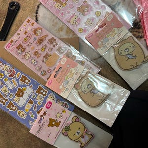 C10 Daiso Rilakkuma Sakura Cherry Blossom Sticker Sheet - Etsy