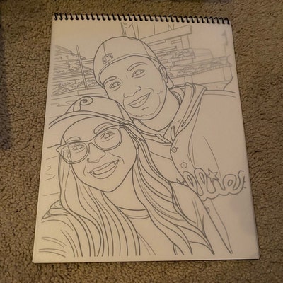 Create Your Own Coloring Page Custom Coloring Page Instant Download ...