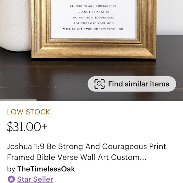 Christian Wall Art Framed Scripture Framed Bible Verse Print Landscape ...