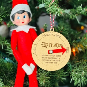 Elf Meter, Christmas Digital Cut File, Glowforge File, Christmas SVG ...