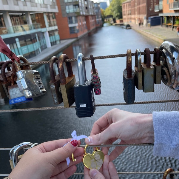 Custom Personalized Photo Padlock, Engraved Padlock, Love Lock, Couples ...