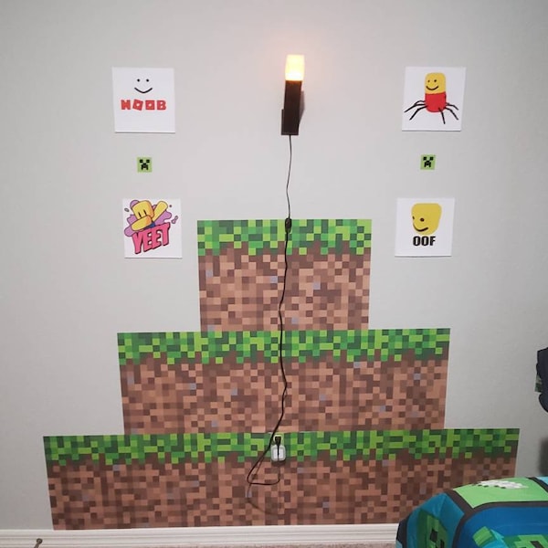 The Original Minecraft-inspired Torch LED Night Light - Etsy