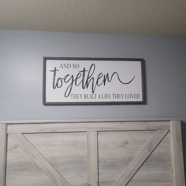 Together We Are Family Sign, Wood Sign, Home Decor, Family Sign, Family ...