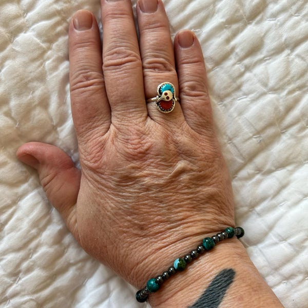 Pink Mollusk Shadowbox Ring - Etsy