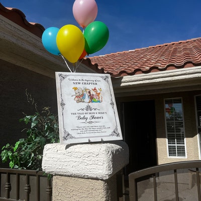 Welcome Sign Storybook Book Themed/ PDF Digital Poster Decoration ...