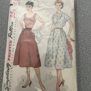Simplicity 7150 UNCUT Vintage Sewing Pattern for Maternity Dress Bust ...