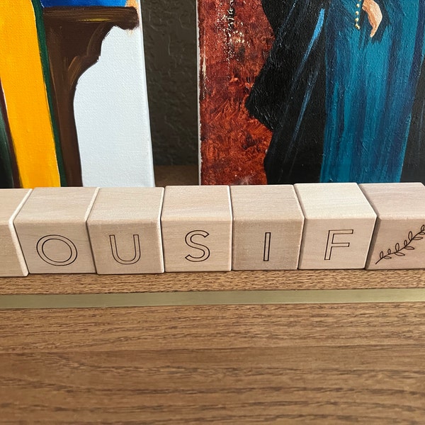 Custom Name Blocks | Personalized Blocks, Personalized Baby Name Blocks ...