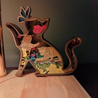 Laser Cut Godzilla With Interior Design - Etsy Canada