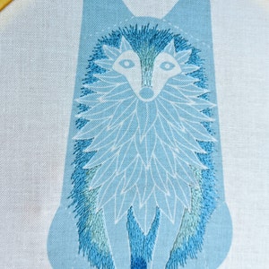 Wolf Embroidery Kit - Etsy