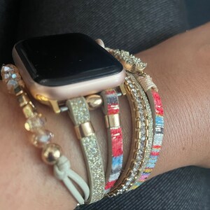 Leather Band Apple Watch Bands Women 38/40/41/42/44/45/49mm Ultra ...