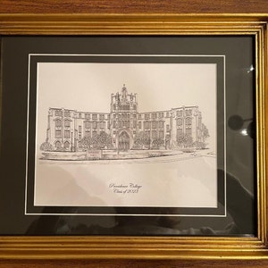 Virginia Tech Patton Hall Art Print - Etsy