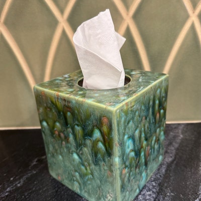 Square Tissue Box Cover Made to Order Handmade Ceramics Pottery many ...