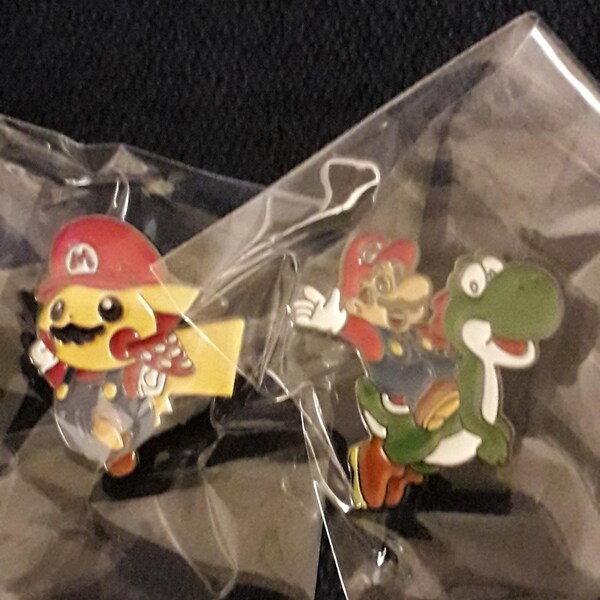 Super Mario Gaming Enamel Pins Anime Pin Set Video Game Enamel Pins Rpg ...