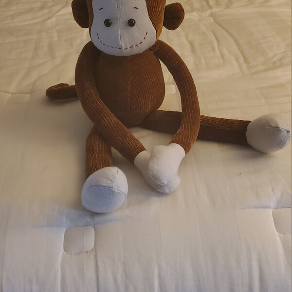 Hugging Monkey - PDF Sewing Patterns & Tutorials | Stuffed Animals | DIY Projects | Gift Ideas ...