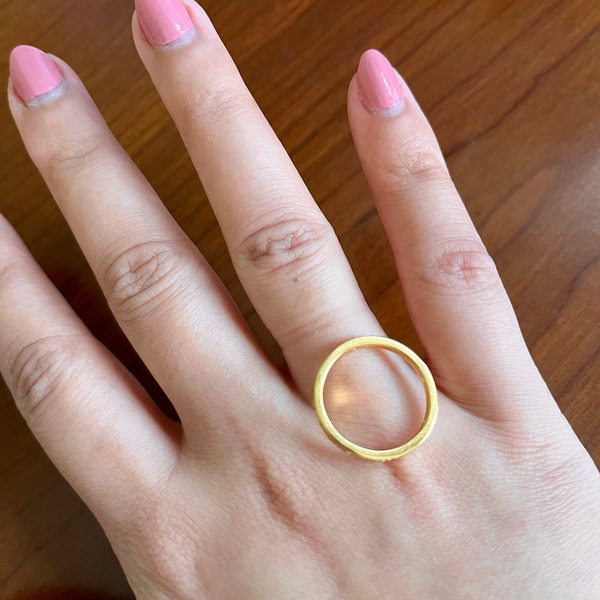 Zircon Moon Phase Ring - Etsy