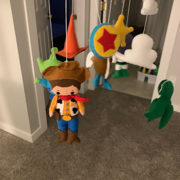 Peter Pan Baby Mobile-captain Hook -wool Felt Hanging Mobile Nursery ...