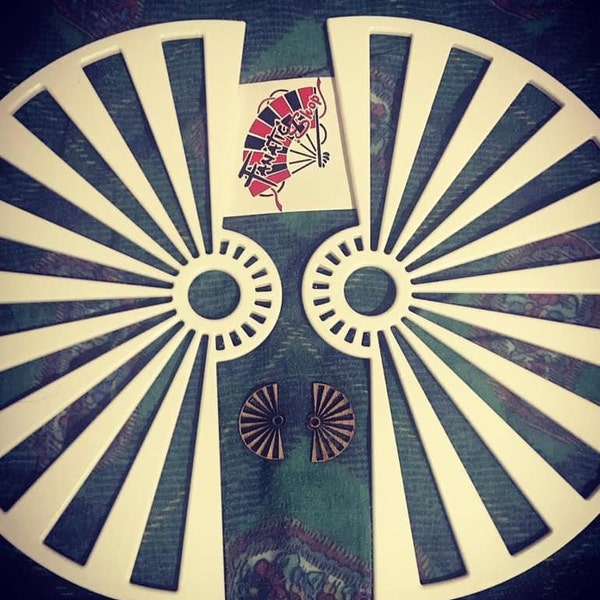 Asian Sun - 1.5" Tech Grip Custom Flow Fans , Practice Fans, Day Fans ...