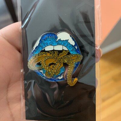Ocean 1.5 Soft Enamel Pin With Epoxy - Etsy
