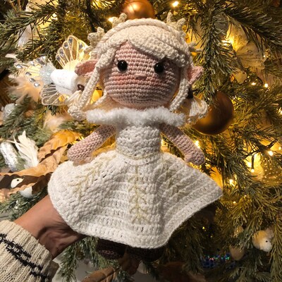 Snowflake Elf Amigurumi Doll Pattern - Etsy
