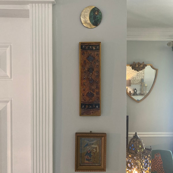 Moon Silverware Sculpture Vintage Silver Plated Tray Copper - Etsy