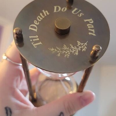 Fillable Hour Glass, Personalized Sand Ceremony Set, Unity Sand, Sand ...