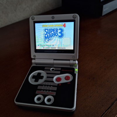 Console Gameboy Color Clear Blue Refurbished With IPS V2 Backlit Bright ...