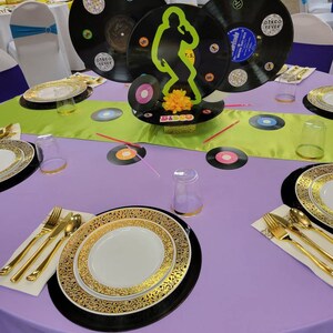 Set of 50/100/150/200 Disco Gold Birthday Party 1 Inch | Etsy