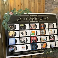 Vinyl Records Wedding Table Plan - Etsy Canada