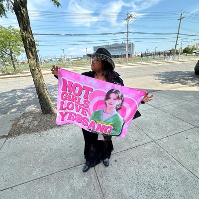 SKZ Bang Chan Hot Girls Concert Banner, Stray Kids Members Kpop Flag ...