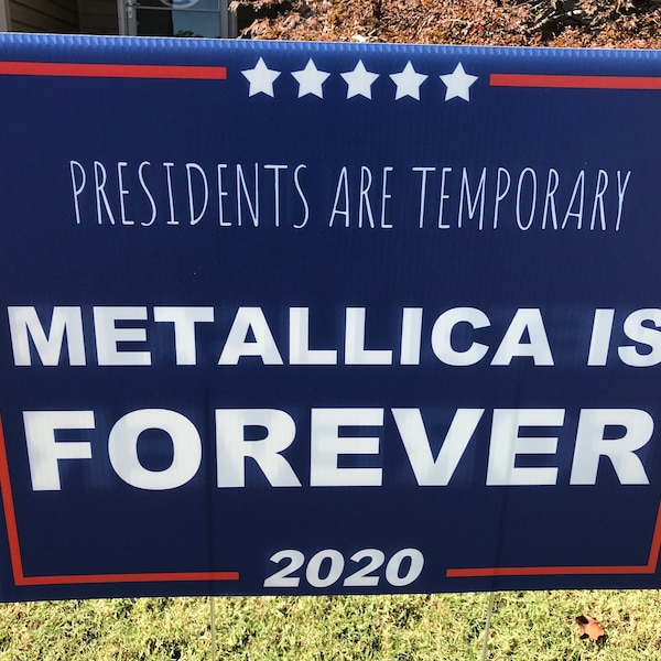 Presidents Are Temporary, Wu-tang is Forever Yard Sign With Stake ...