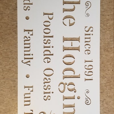 Metal Outdoor Oasis Sign-metal Swimming Pool Sign-metal Backyard Sign ...