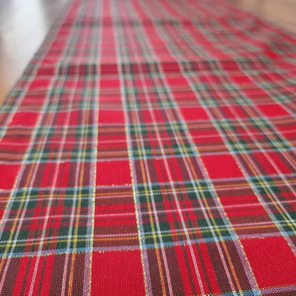 Christmas Table Runner Tartan/ Custom Table Runner/ Scottish Table ...